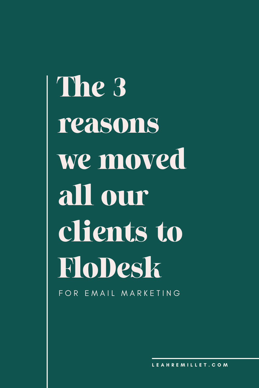Why I'm moving all my clients to FloDesk - leahremillet.com