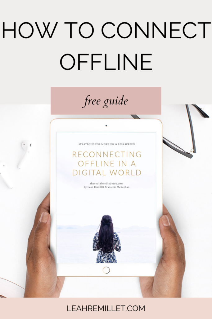 Connecting Without Social Media - leahremillet.com